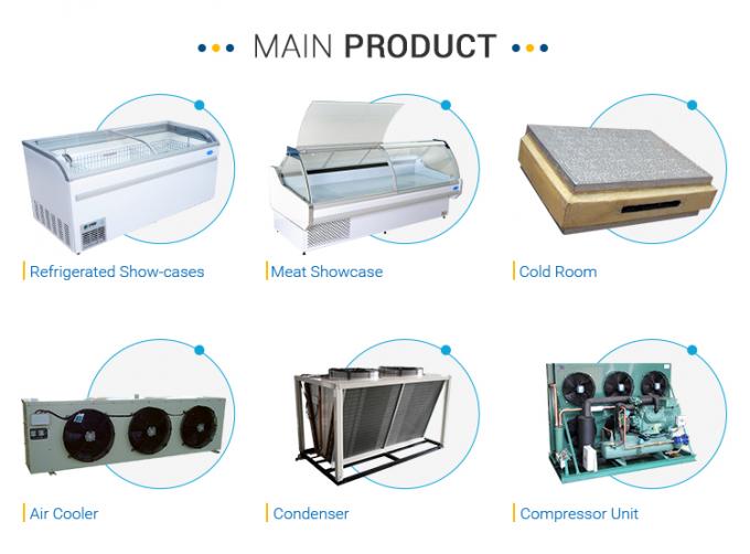 Customized Size Commercial Sliding Door Cold Room Pu Panels Compressor